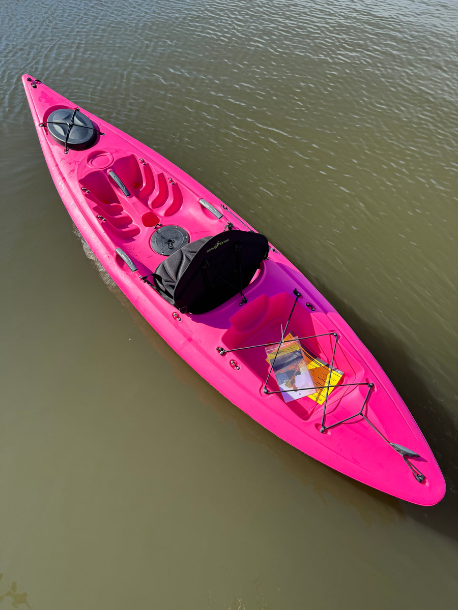 Old Town Women's Venus 11 Sit-on-Top Ocean Kayak NEW - Fuchsia PINK Si ...