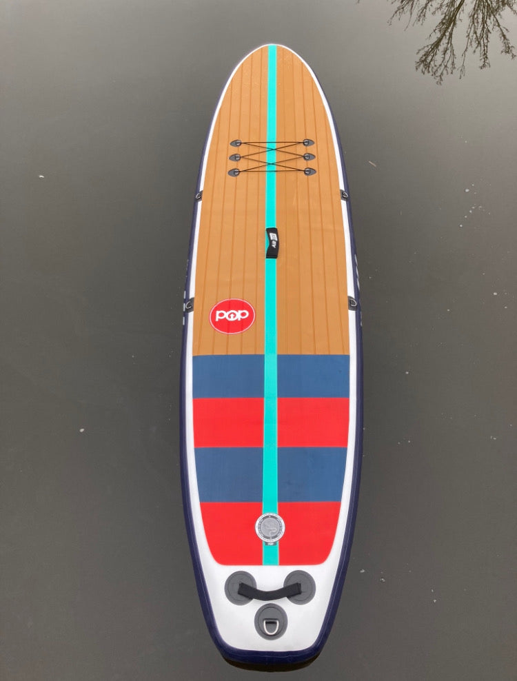 Pop Paddle Co, Yacht Hopper - Blue Air Inflatable SUP Stand Up Paddle ...