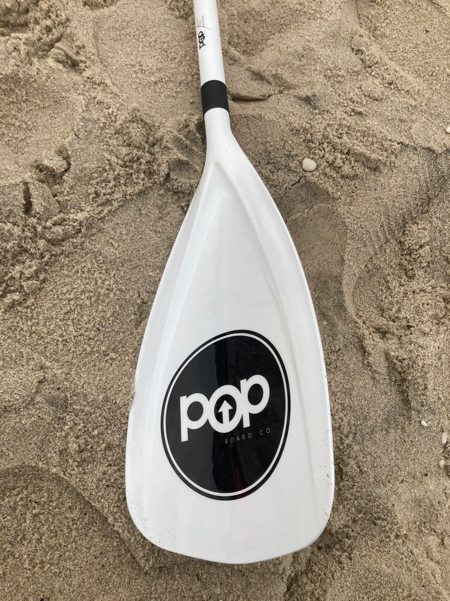 Trooper, Pop Board Co Hybrid White Fiberglass Adj Stand up paddle boar ...